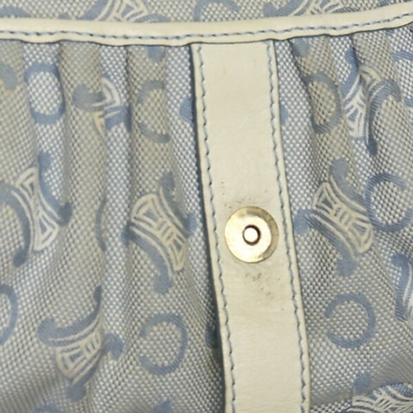 Celine | Bags | Celine Canvas X Leather Crossbody Celine Light Blue ...